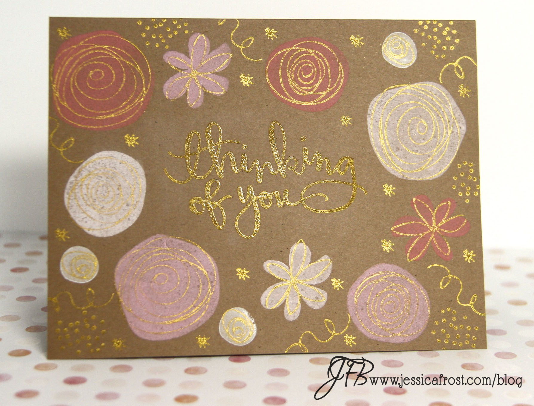 Simon Says Stamp Wednesday Challenge: Kraft - all the sparkle