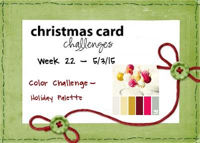 Christmas Card Challenges #22: Color Inspiration - all the sparkle