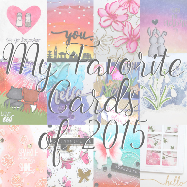 My Favorite Cards of 2015 with a New Year's Giveaway! - all the sparkle