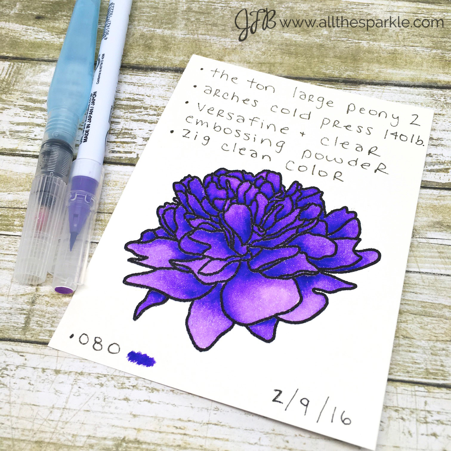 30 Day Coloring Challenge - Week 2 - all the sparkle