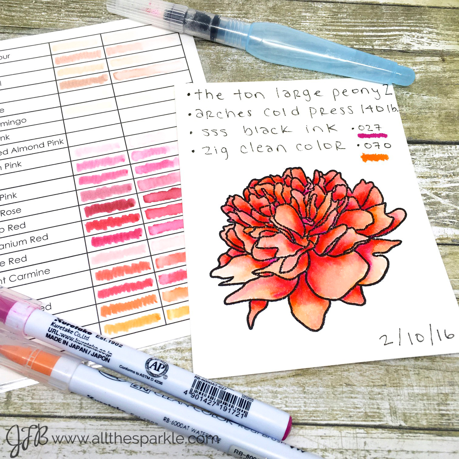 30 Day Coloring Challenge - Week 2 - all the sparkle