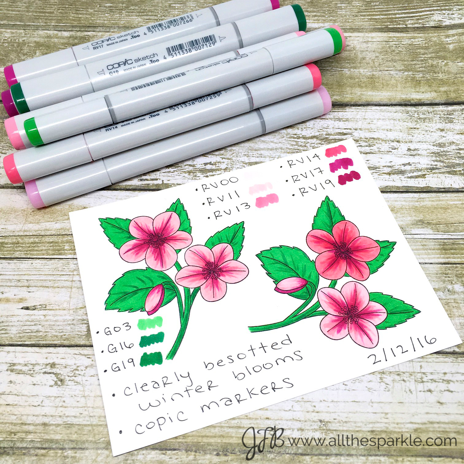 30 Day Coloring Challenge - Week 2 - all the sparkle