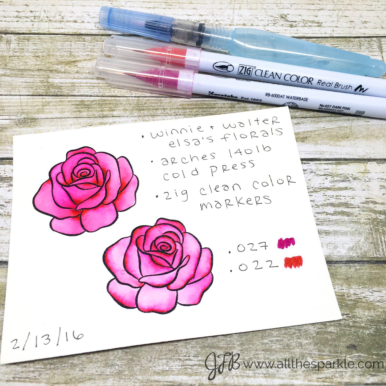 30 Day Coloring Challenge - Week 2 - all the sparkle