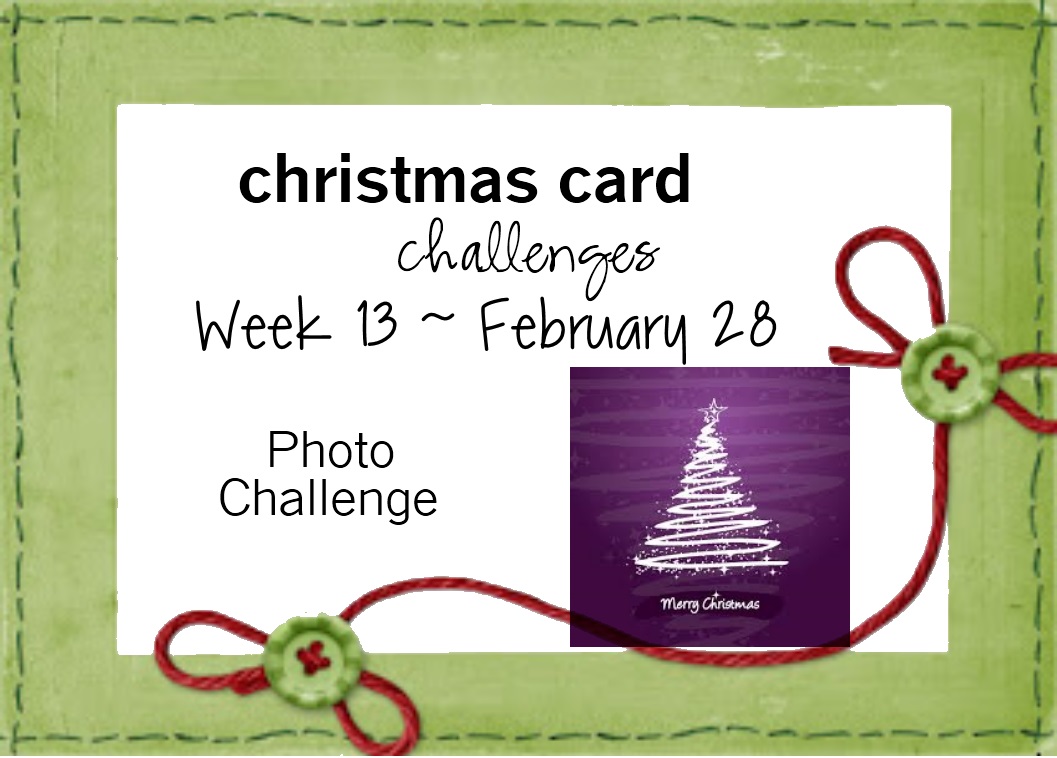 Christmas Card Challenges #13: Photo Inspiration - all the sparkle