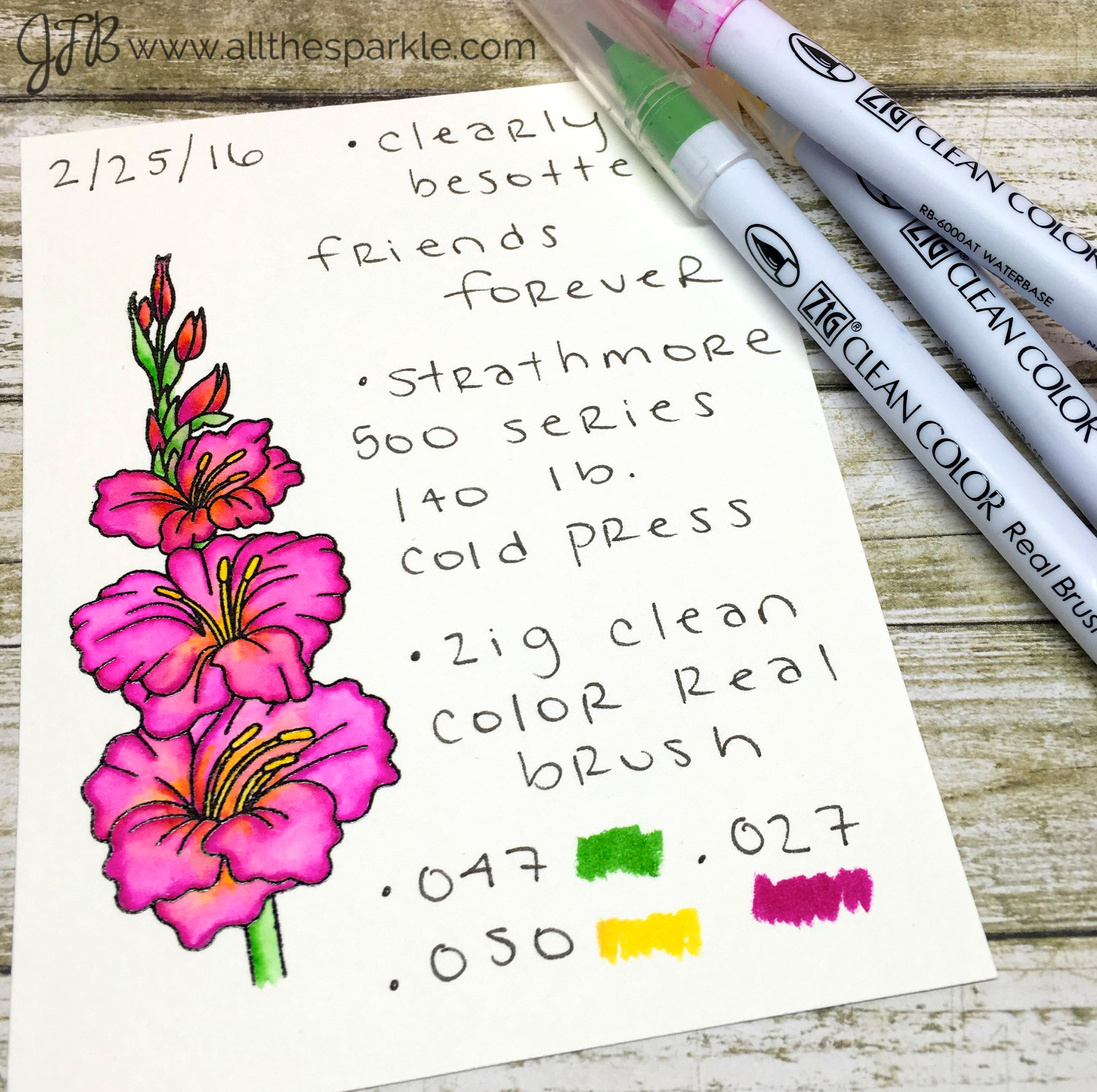 30 Day Coloring Challenge - Week 4 - all the sparkle