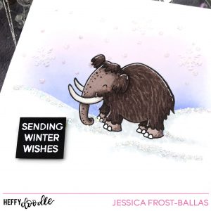 STAMPtember Exclusive: Heffy Doodle - Filled With Love - all the sparkle