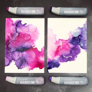 Alcohol Ink Explorations - all the sparkle