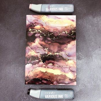 Alcohol Ink Explorations - all the sparkle