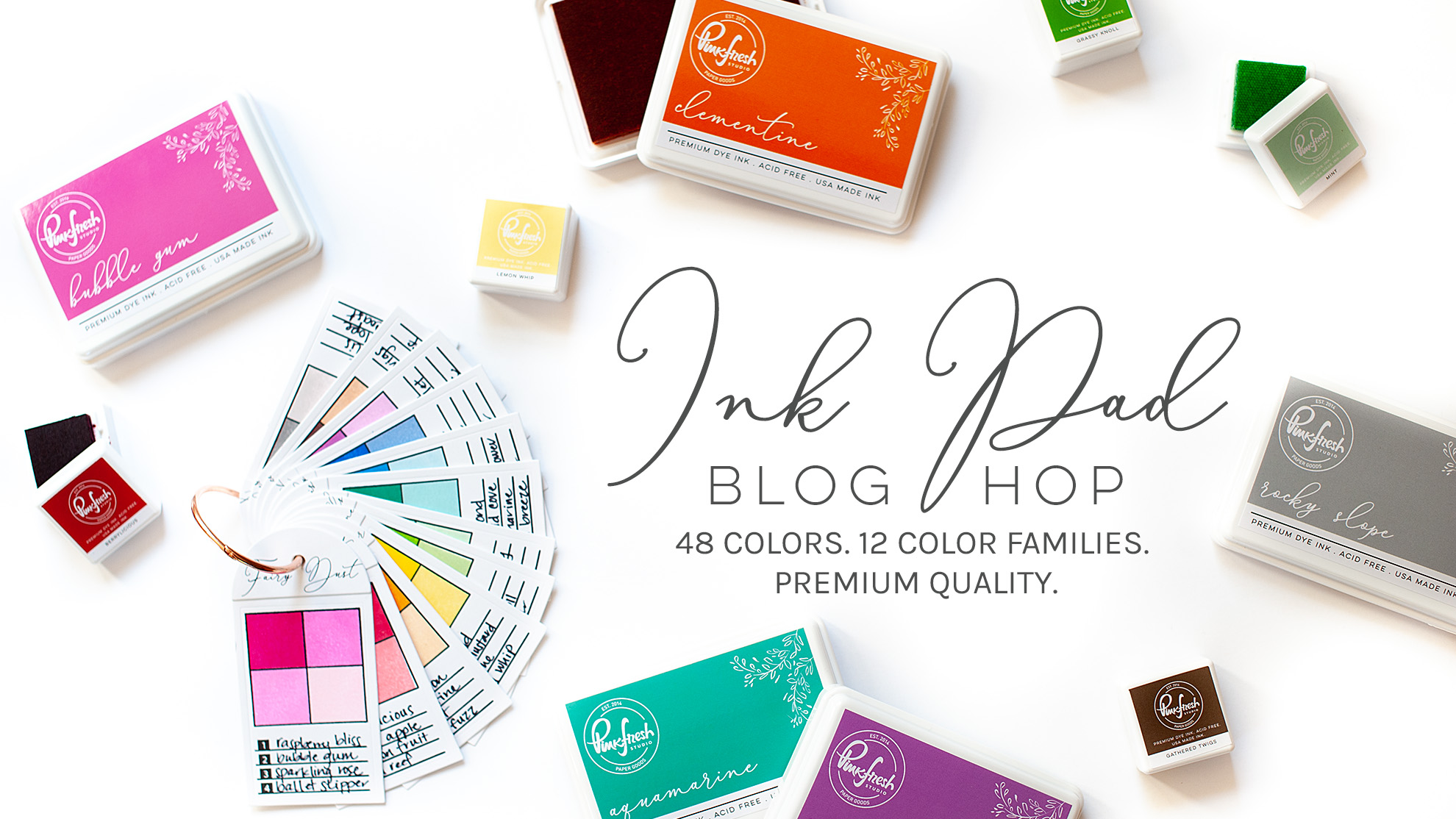 Pinkfresh Studio Ink Pad Release Blog Hop (+GIVEAWAYS!!) - all the sparkle