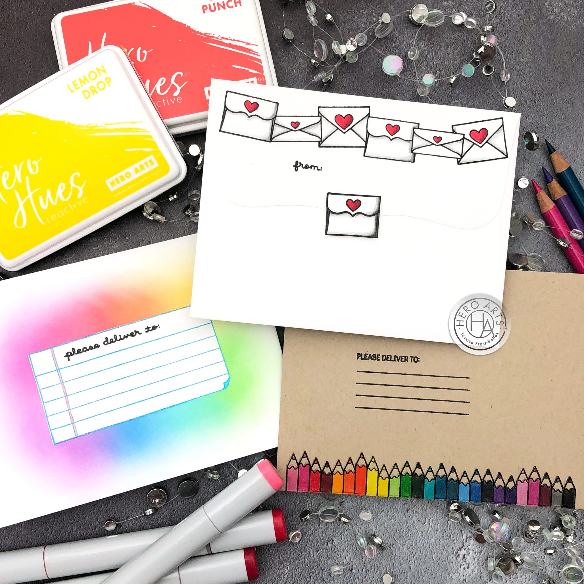 Hero Arts + Ink Blot Shop Partner Release: Please Deliver Blog Hop ...