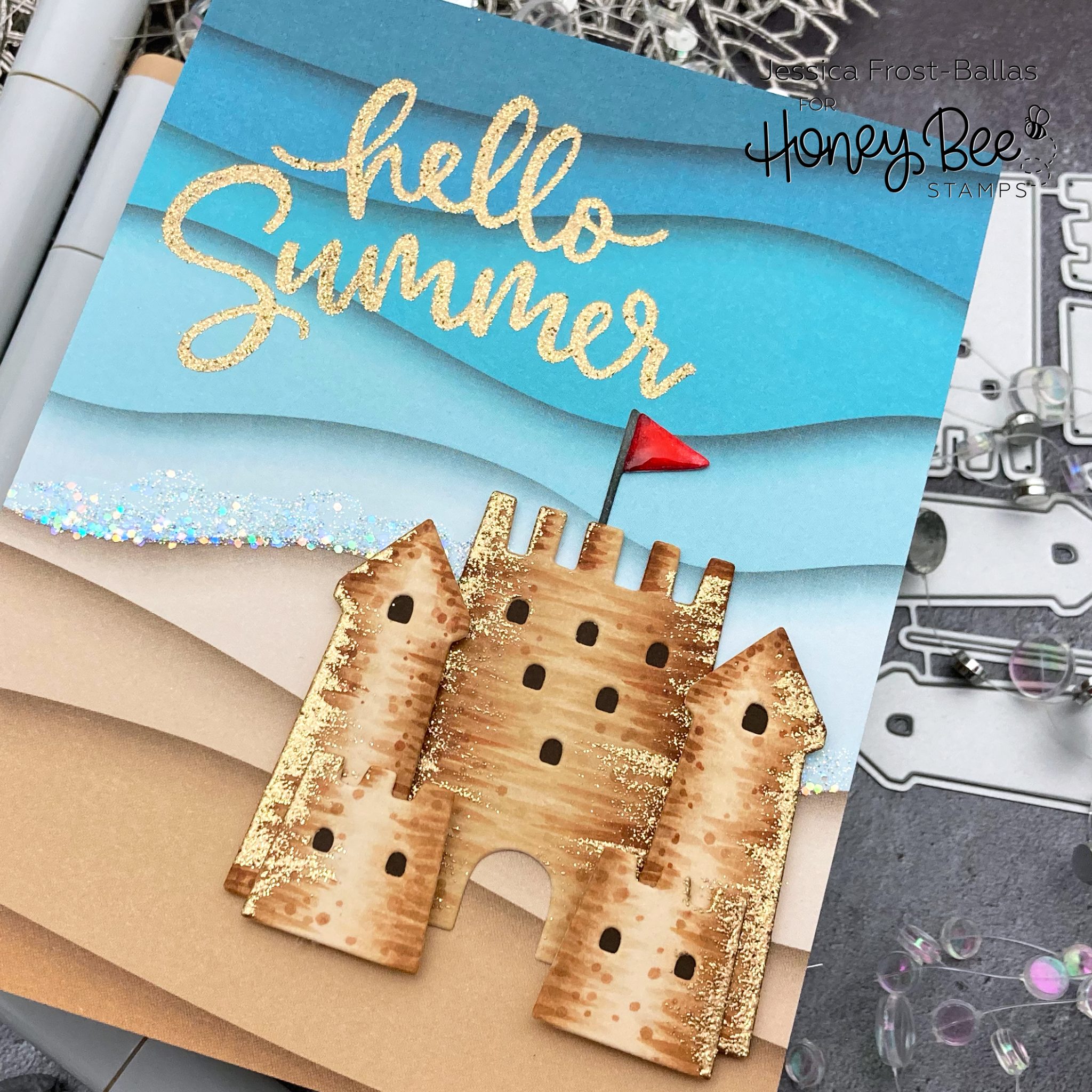 Honey Bee Stamps Hello Summer Release Blog Hop Video Giveaway
