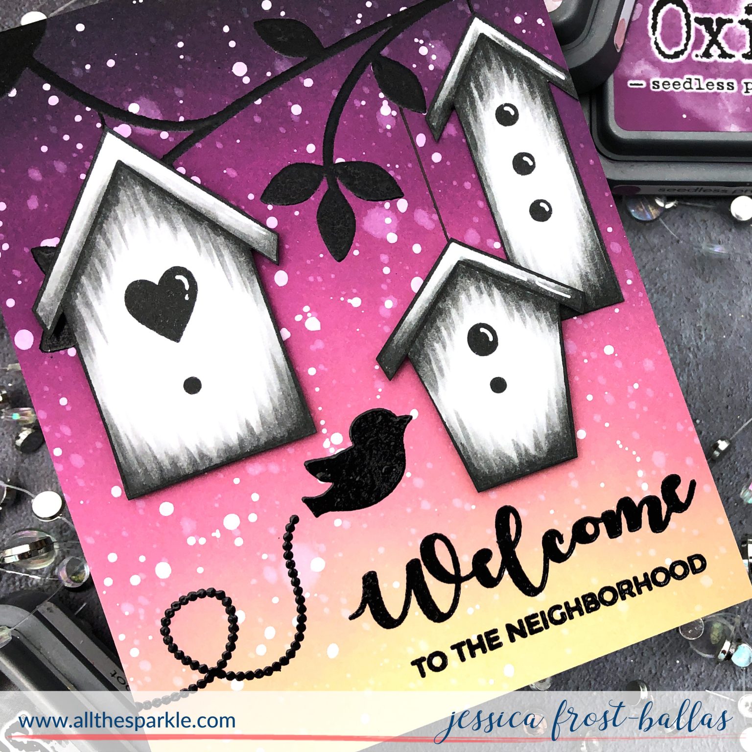 Sunset Ink-Blending with Distress Oxide Inks - Gina K Designs August ...