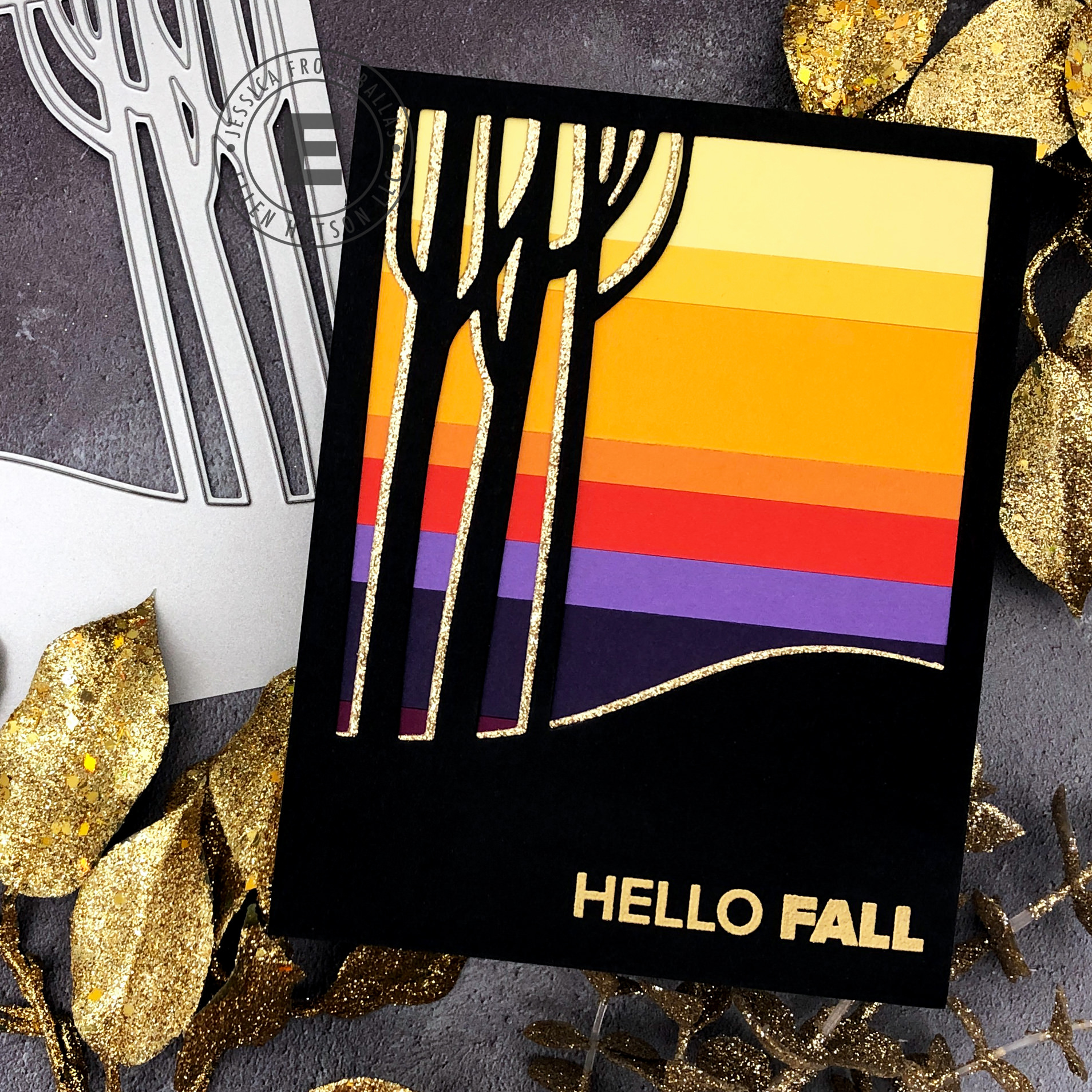 Three Ways to Use Coverplate Dies - Ellen Hutson - all the sparkle