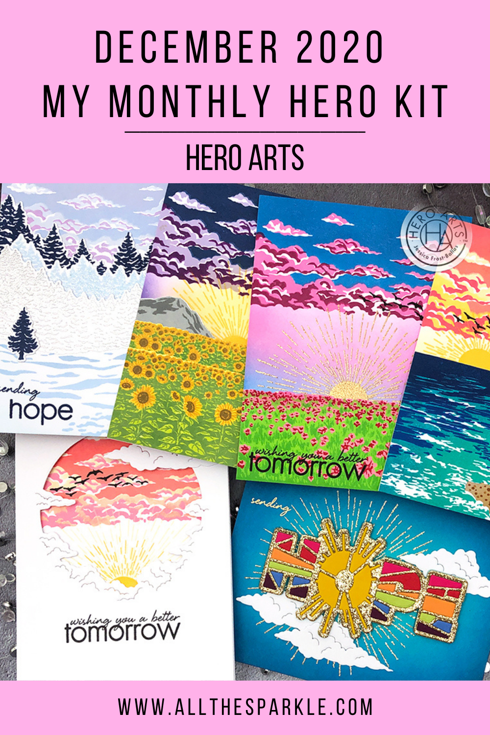 VIDEO: Creating Seasonal Scene Cards - Hero Arts December 2020 My ...