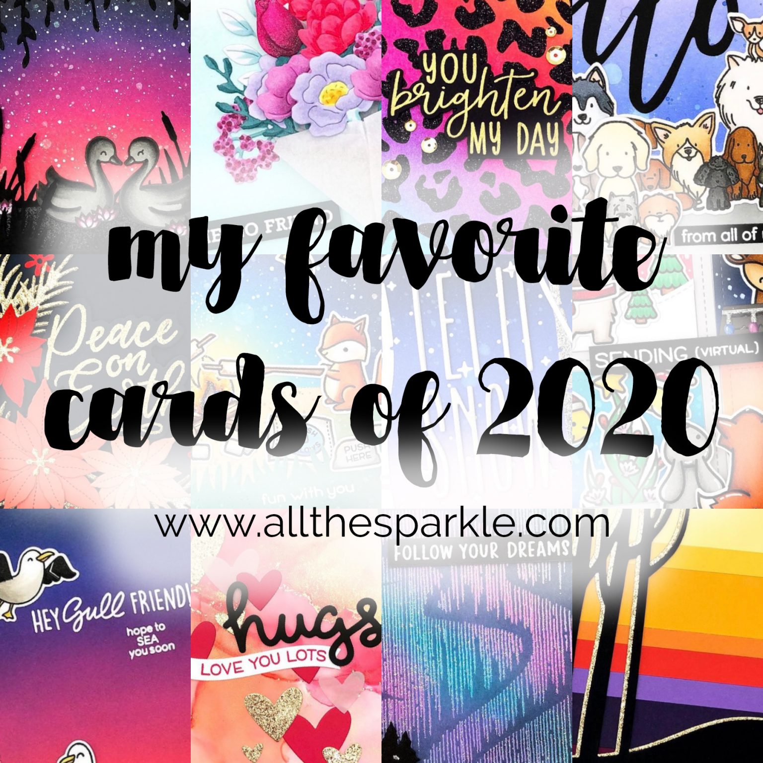 My Favorite Cards of 2020, a HUGE sale, a GIVEAWAY, and some crafty ...