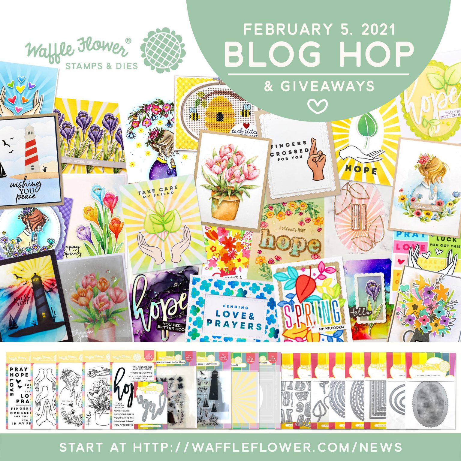 Layered Stenciling - Waffle Flower February Release (+GIVEAWAYS!) - all ...
