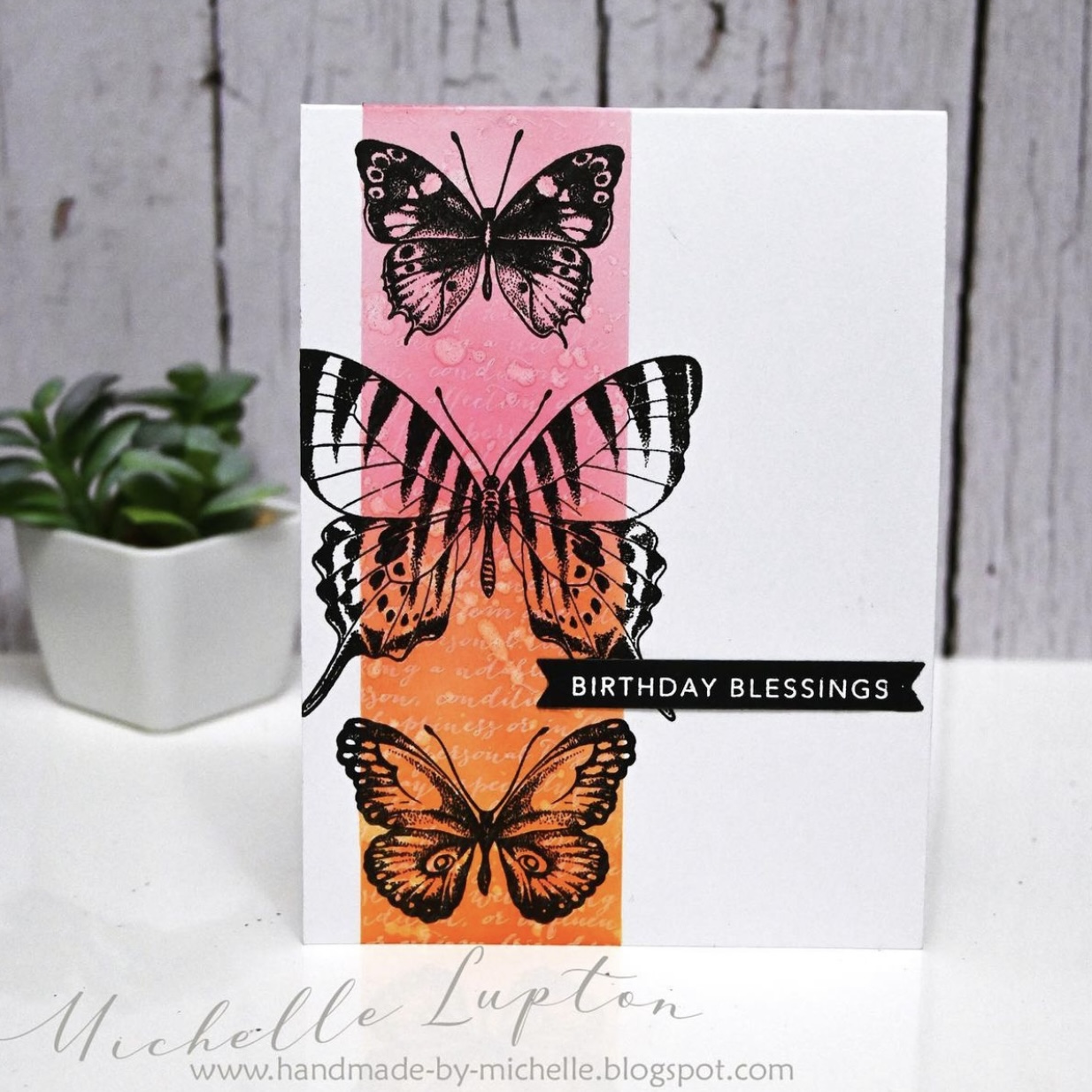 CASE Me a Christmas Card with Michelle! - all the sparkle