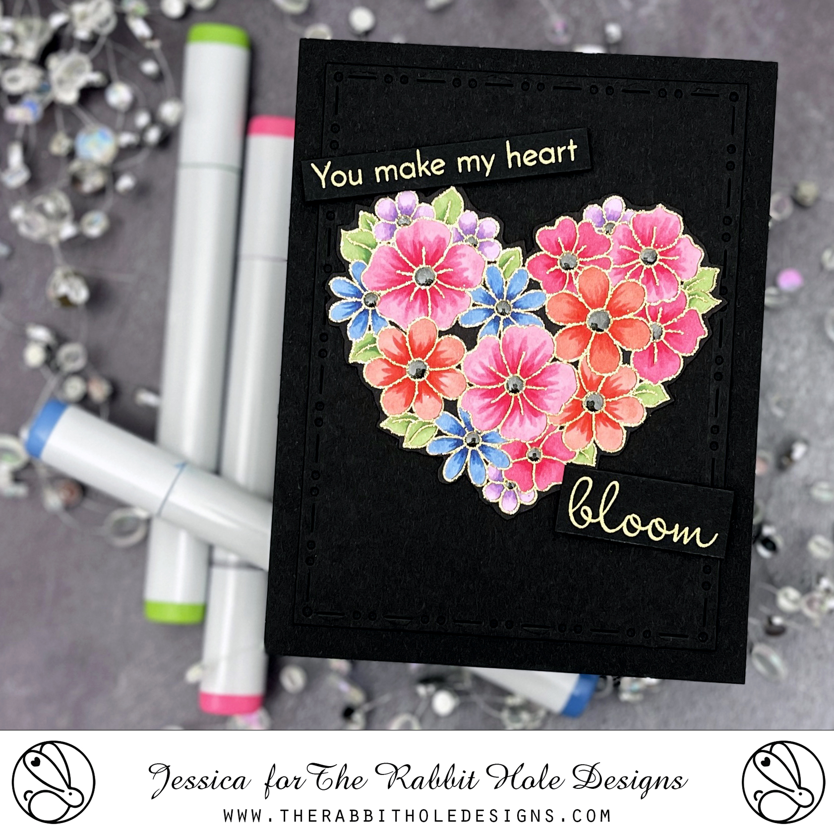 The Rabbit Hole Designs Release Hop, Day 3! - all the sparkle